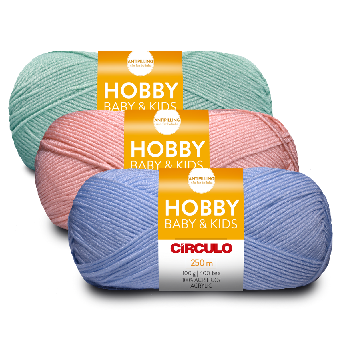 Lã Hobby Baby e Kids 100g Antipilling | Sissi Fios